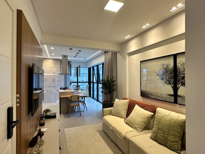 Ap Vista Mar Confortável, Mobilia Nova Alto Padrão - Itapema