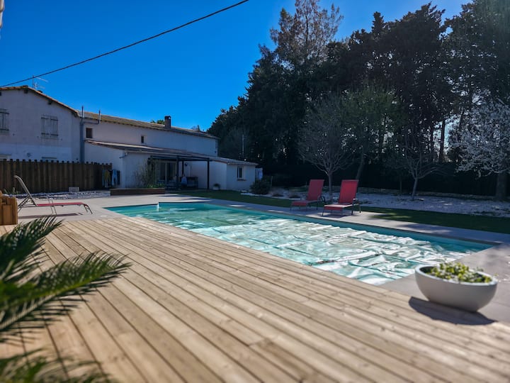 Mas Catalan De Charme | Piscine | Cuisine D'été - Perpignan