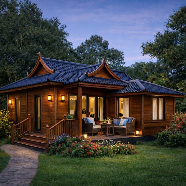 Thai-style Cabin Retreat Near Wat Pah Nanachat - Warin Chamrap