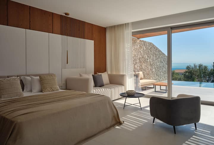 Doci Kelios - Suite 2 - Sea View And Heated Pool - Zakynthos