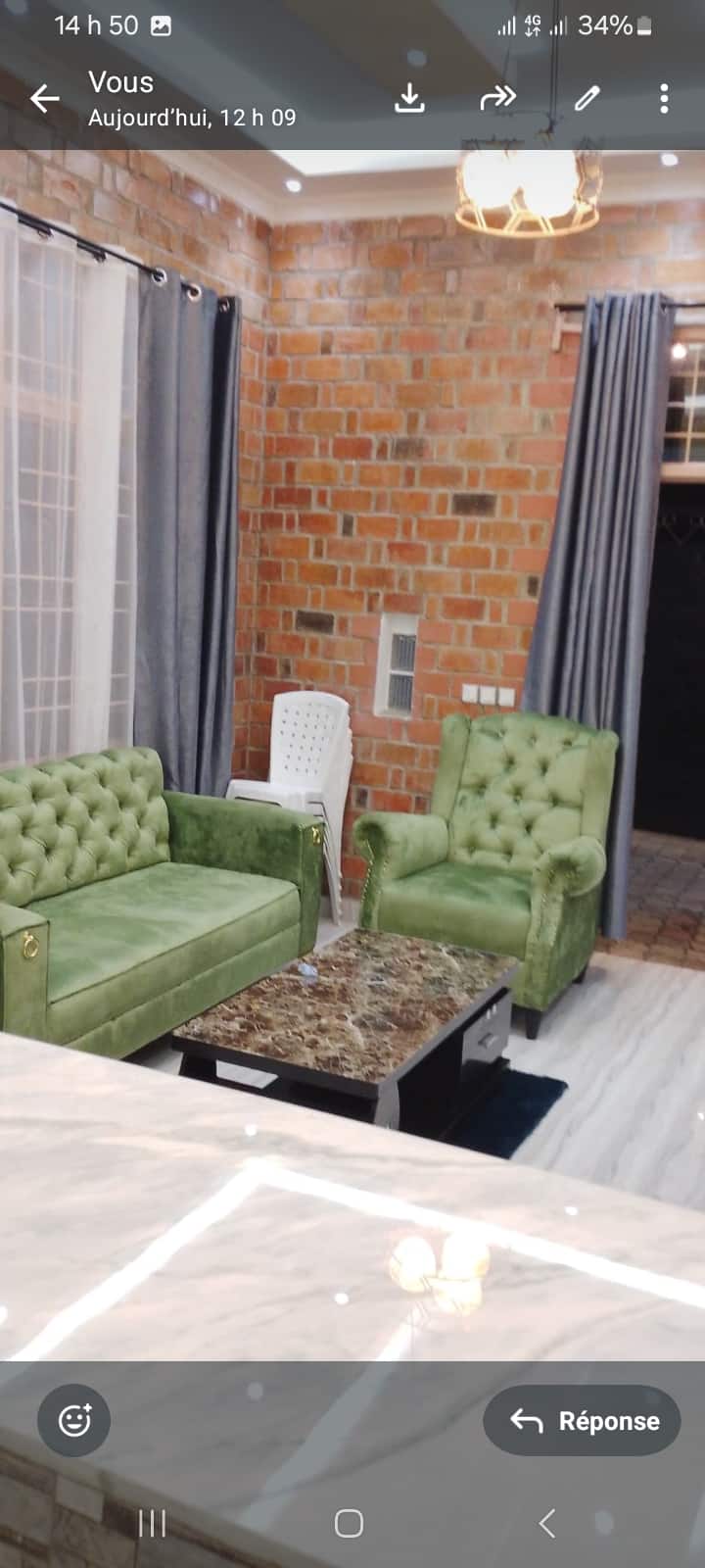 Maison De Passage 
600$/mois - Buyumbura