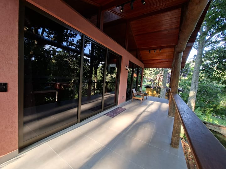 Glass Loft In Nature With Jetted Tub & Fireplace - Petrópolis