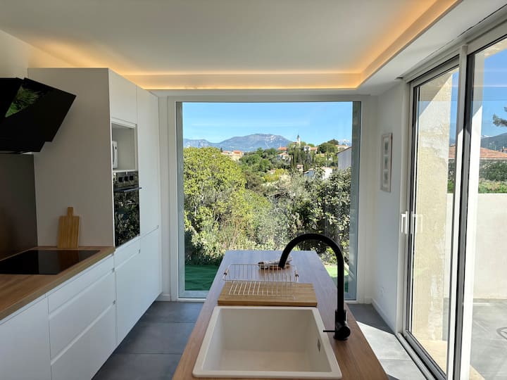 Villa Moderne, Vue Montagnes, Terrasse - Nizza