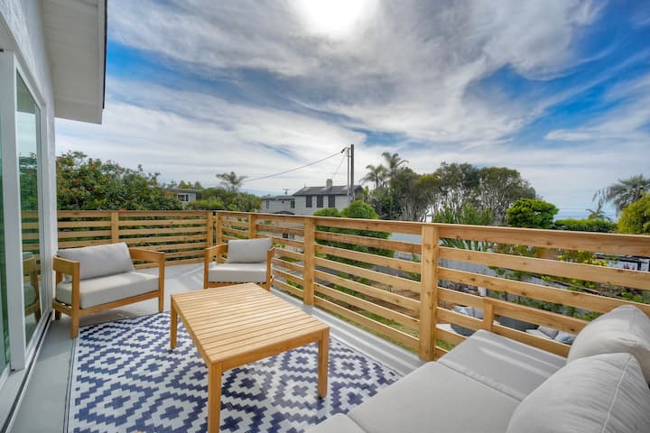 2026 Completed Remodel Stylish Ocean View Home - Encinitas, CA