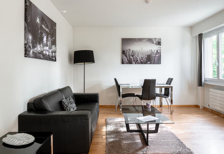2 Pièces Meublé Quartier Valentin, Parking Inclus - Crissier