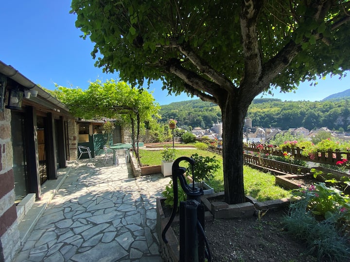 Maison De Vigne Rénovée Avec Vue Sur La Canourgue - La Canourgue