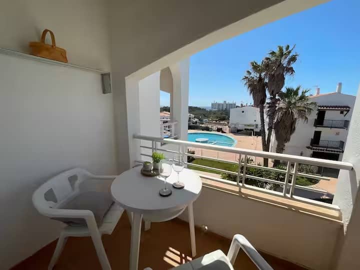 Coqueto Apartamento Con Piscina En Cala'n Blanes - Minorque