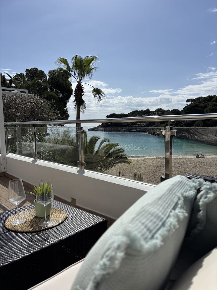 Beach-appartement Mit Traumhaftem Meerblick - Cala d'Or