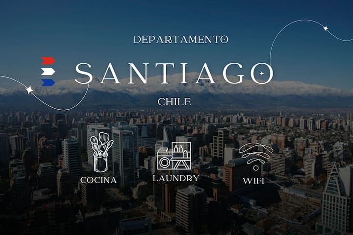 Cozy Apt+kitchen+wifi+laundry+tv+hotwater@santiago - 산티아고