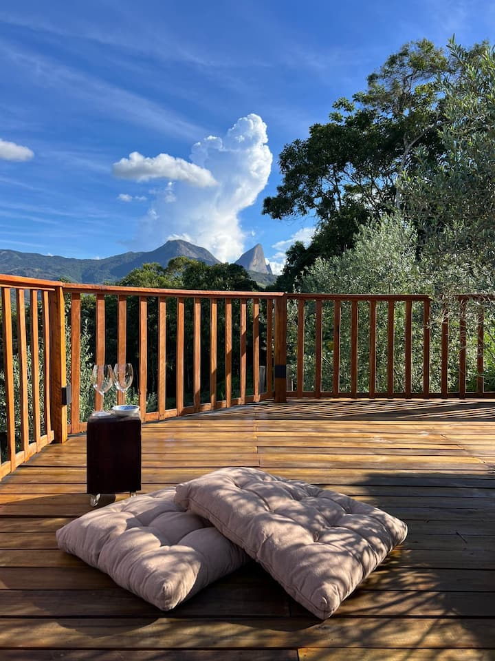 Canto Do Tiê, Casinha No Olival Com Vista Da Pedra - Brasil