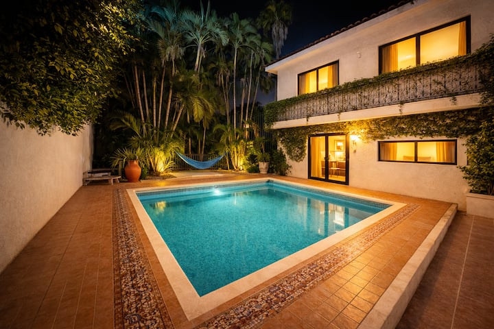 Espacio Para 3 Personas Con Alberca Y Billar - Mérida