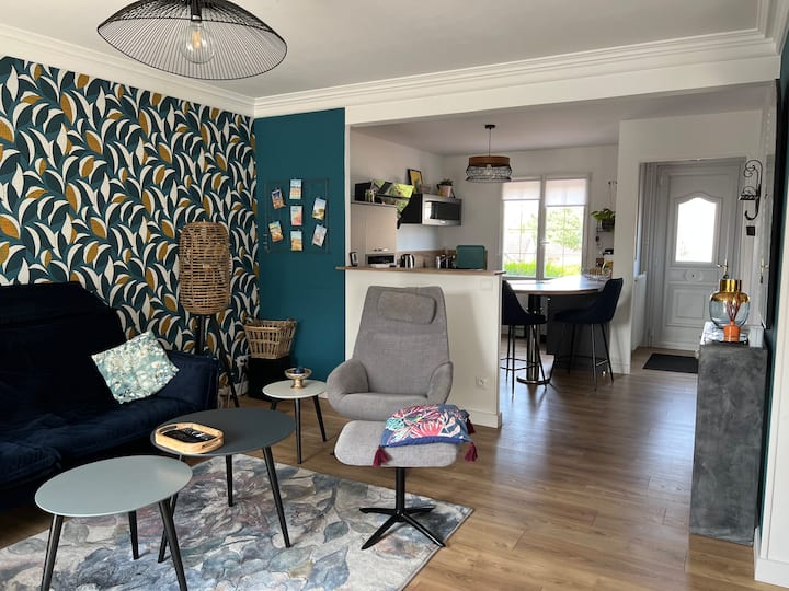 Maison éLégante, Jardin Clos, Côte D’opale, 5 Pers - Équihen-Plage