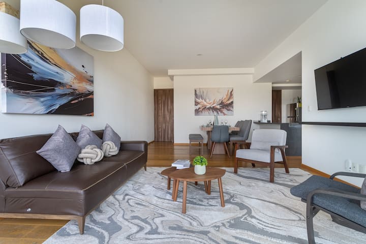 Angelópolis: Views And Beautiful Amenities For 6 - Puebla