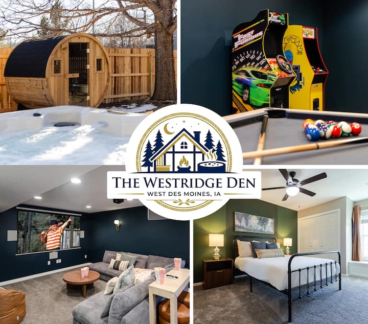 Hot Tub-sauna-movie Theater-game Room-3min Jctc - West Des Moines, IA