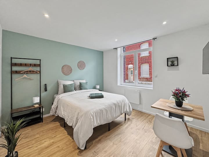 Studio Cosy Et Tout éQuipé
Idéal Pour Voyageurs - Cambrai