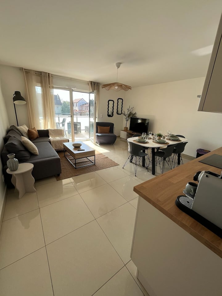 F3 Proche Aéroport Cdg, Disney, Paris 4-6 Pers - Roissy-en-France