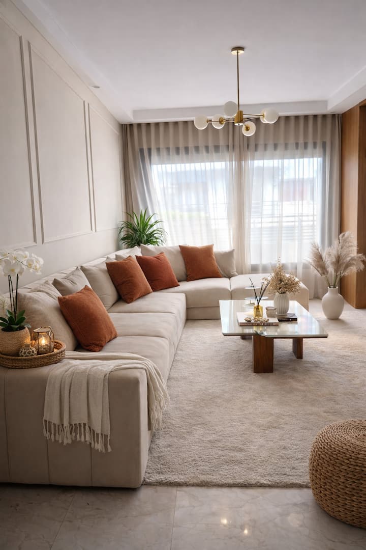 Appartement Centrale 3 Chambres – Grande Terasse - Casablanca