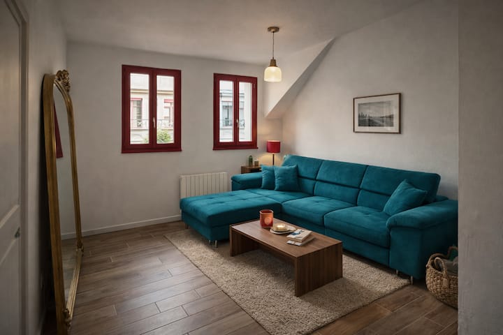 Charmant Cocon Sous Les Toits, Lumineux Et Cosy - Évian-les-Bains