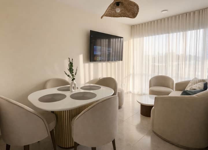 ​Diseño Y Confort: Moderno Oasis De 3 Hab. Wi-fi - Cartagena