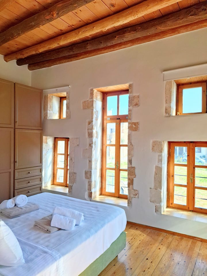 Casa Dellarco Antico:1er éTage Avec Toit-terrasse - Chania