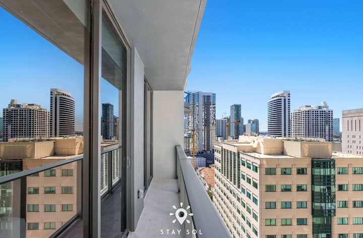 Light-filled 1br With Private Balcony Urban Chic - Miami