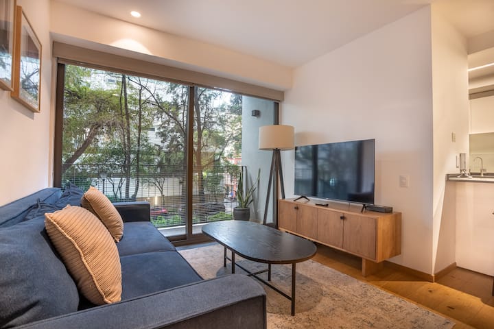 Central In Condesa: Balcony, Pool, Gym & Rooftop - Mexico City