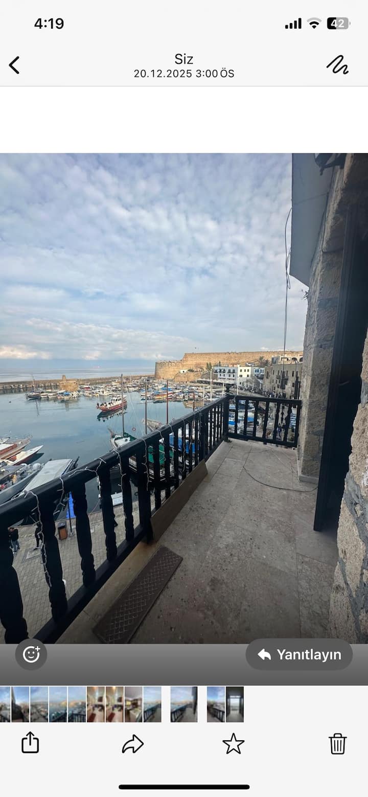 Girne Liman 1+1 Sea Side/denize Sıfır - Girne