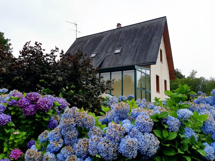 Maison Avec Vue Dégagée 360° Sur La Nature - Plage de Villerville