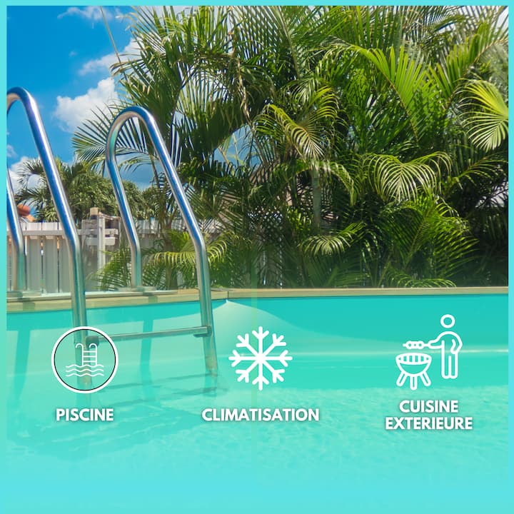 Les Cannes Trankil - Piscine, Calme & Confort - Saint-Pierre