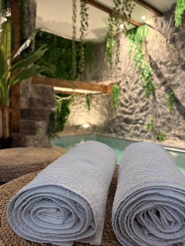 Suite Jungle - Piscine & Sauna Privés - Aisne