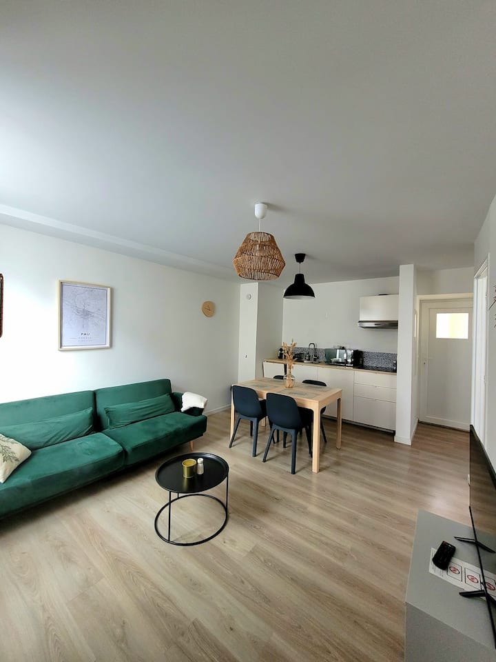 Le Cosy: Appartement Chic 1 Chambre En Ville - Pau