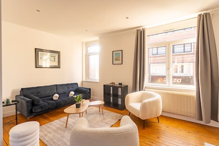 Duplex La Paix, Lumineux à 100m De La Gare - ibis Styles Lens Centre Gare