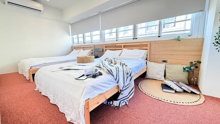 全新推出｜1–5 Guests｜walk To 美麗島捷運7分鐘｜六合夜市8分鐘｜高雄市中心電梯套房 - 鼓山區