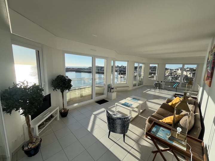 Entre Ciel & Mer, Spacieux Appartement Panoramique - Granville