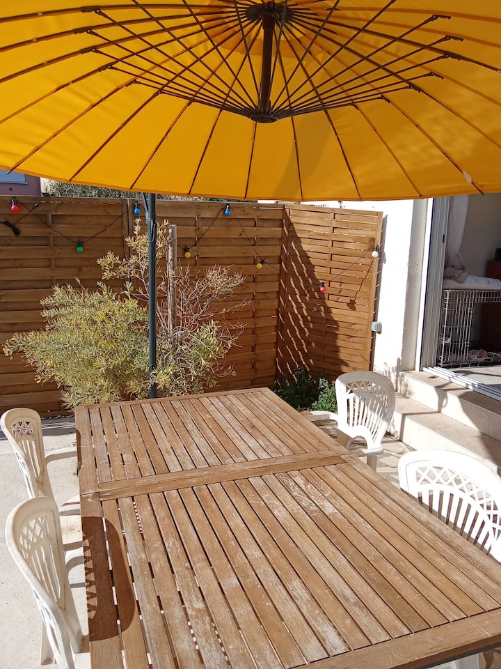 Maison Entre Plages, Garrigue Et Vignes - Plage de Frontignan