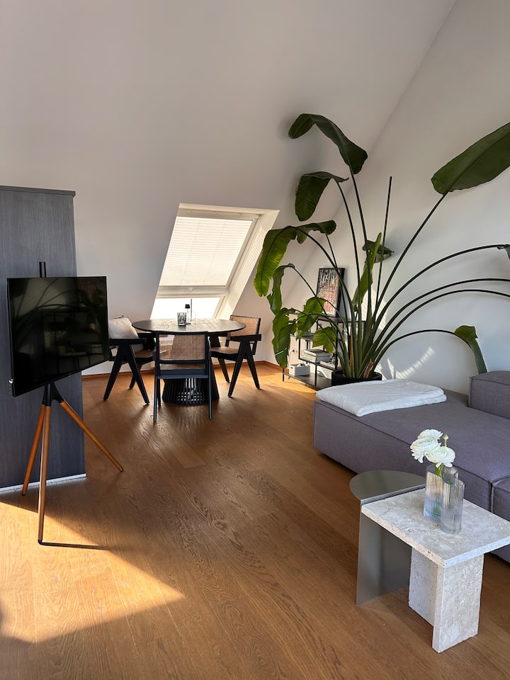 Stylish Penthouse Oasis With Large Terrace - Düsseldorf
