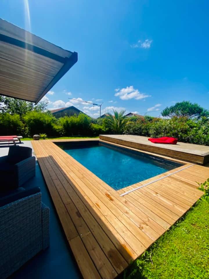 Arbonne - Maison Contemporaine Avec Piscine - Saint-Jean-de-Luz