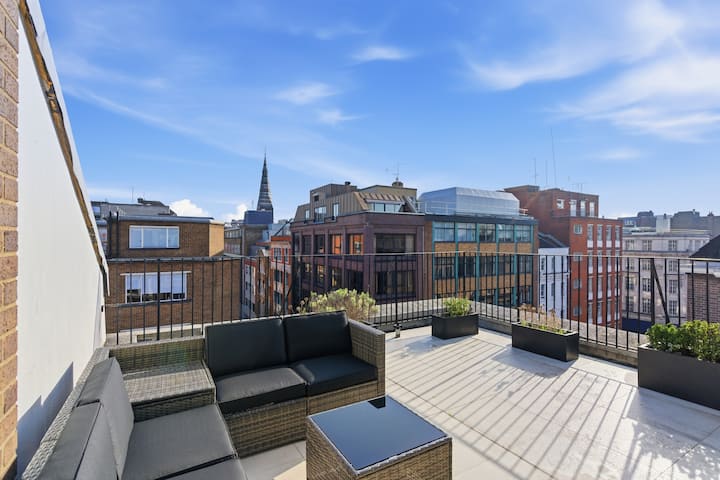 Oxford Circus Terraced 3 Bedroom Penthouse - ブルームズベリー