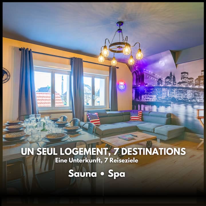 Voyage Autour Du Monde • Sauna • Spa • 8 Personnes - Bischwiller