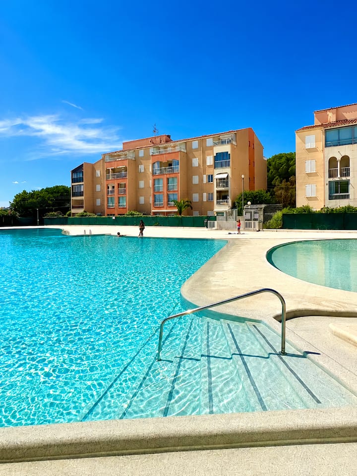 T3 Fréjus  Piscine & Tennis  Le Lagon Bleu - Fréjus