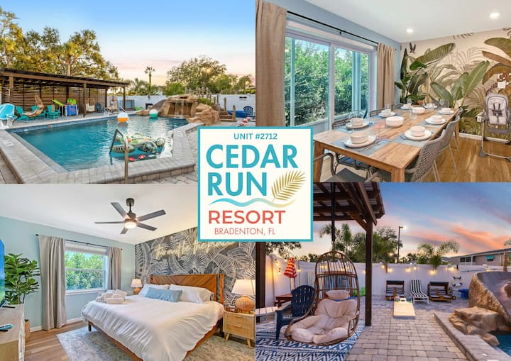 Heated Pool + Slide · 15 Min To Beaches · Sleeps 8 - Longboat Key, FL
