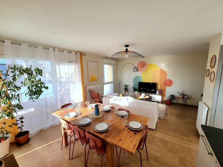 T4 Spacieux à Gex – Calme, Proche Frontière - Divonne-les-Bains