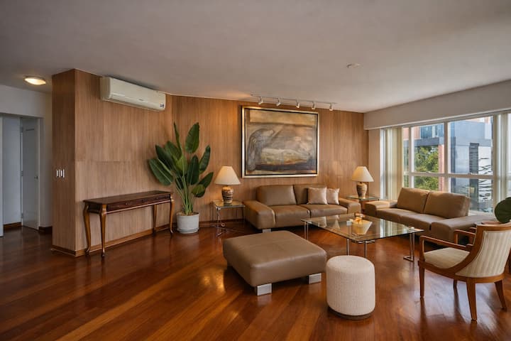 Geko Lspacious 3br W/ac & Ocean View In Miraflores - Peru