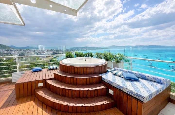 Cobertura De Luxo Frente Ao Mar Jurerê Int. - Florianópolis