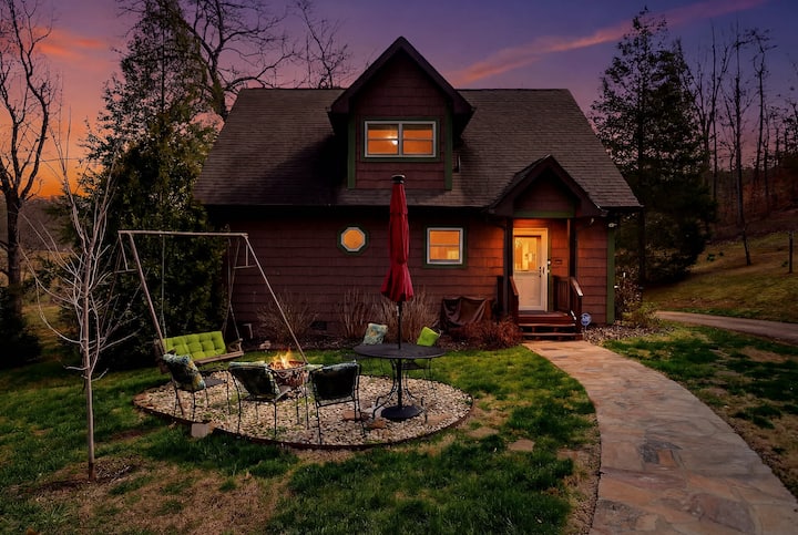 Quiet Clear Creek Cabin, Peaceful Mtn Views, Firep - Chilhowee Lake, TN
