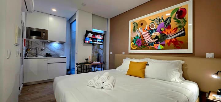 Cais 75 - Studio 01 Piso Térreo - Praticidade - Aveiro