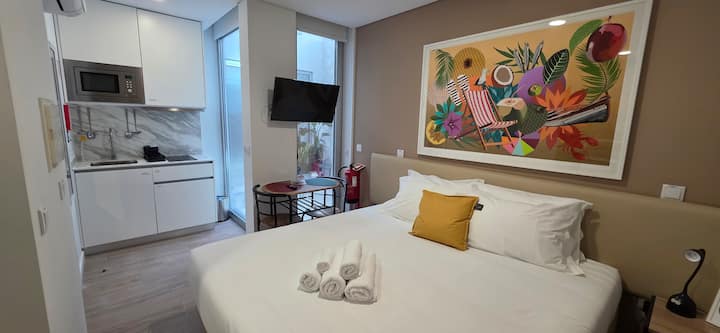 Cais 75 - Studio 01 Piso Térreo - Praticidade - Aveiro