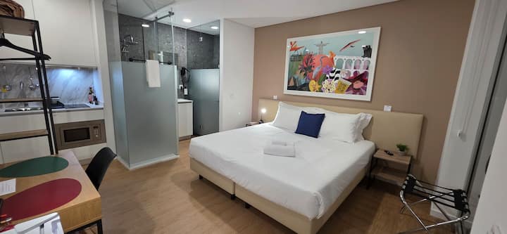 Cais 75 - Studio 03 Compacto E Tranquilo 1º Andar - Aveiro