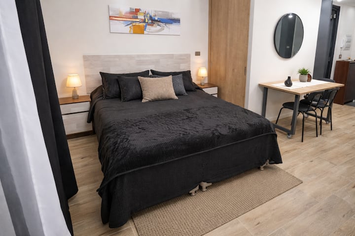 Acogedor Home Full |Cama King|aireac|wifi|lavsec - Chile