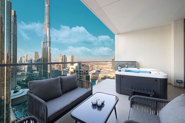 Burj View | 3br With Private Sauna & Jacuzzi - Dubai